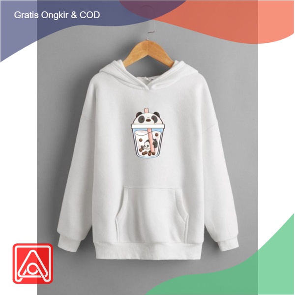 Jual Sweater Hoodie Simpel Anime Panda Lucu Sweter Hoddie Boba Cewek ...
