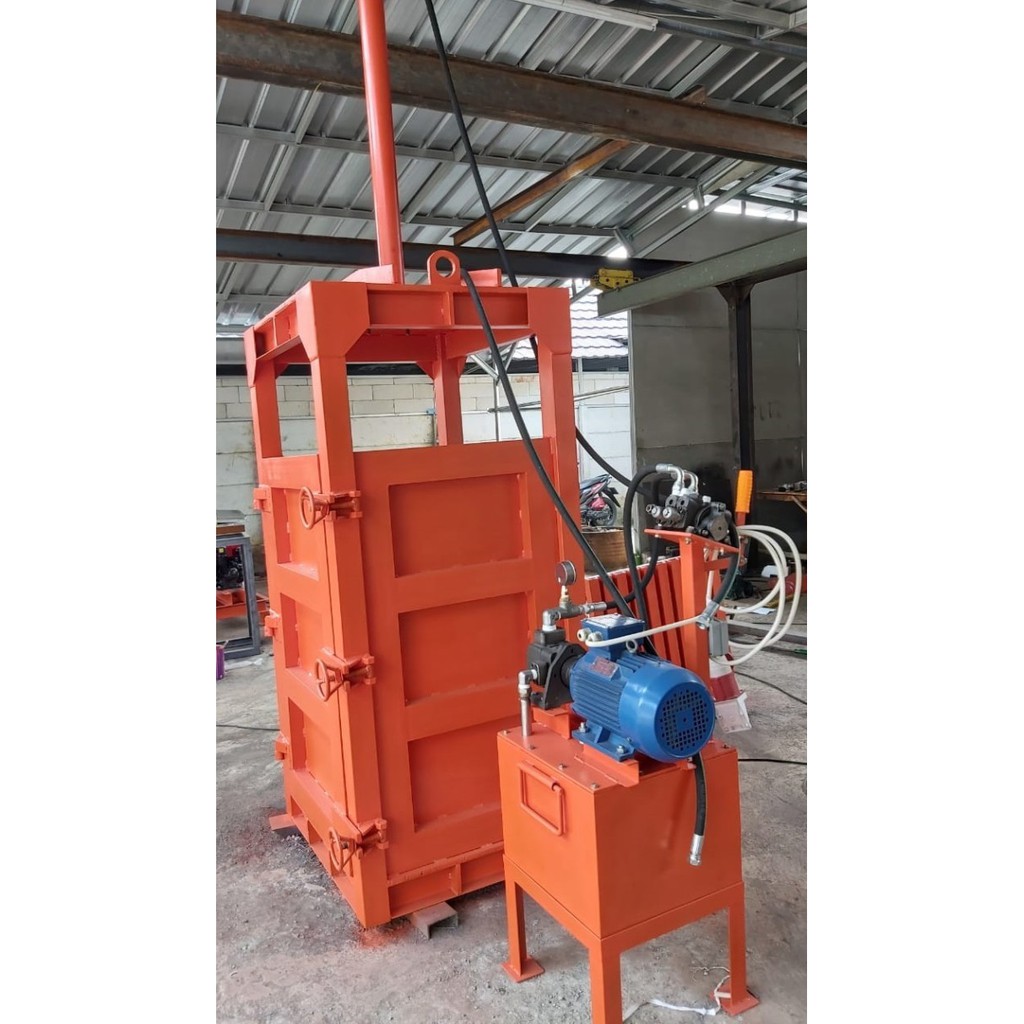 Jual Mesin Press Sampah Plastik kaleng Botol plastik PET Kardus Murah ...