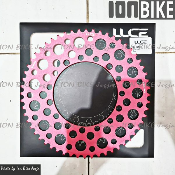 Jual chainring Luce 56T bubble RED BCD130 - chain ring 56 T sepeda ...