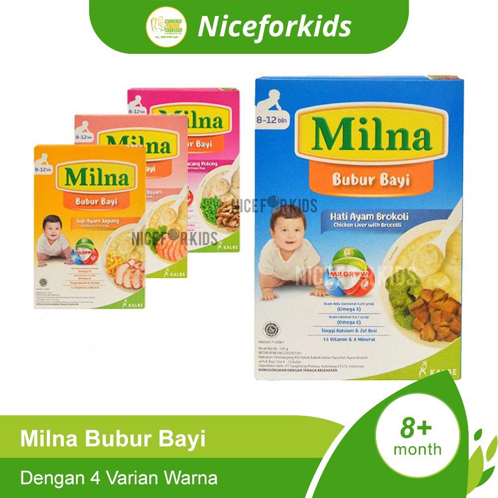 Jual Milna Bubur Bayi Lanjutan 8 bulan + Bubur Bayi Instan 120 gram ... Jual Milna Bubur Bayi Lanjutan 8 bulan + Bubur Bayi Instan 120 gram ...