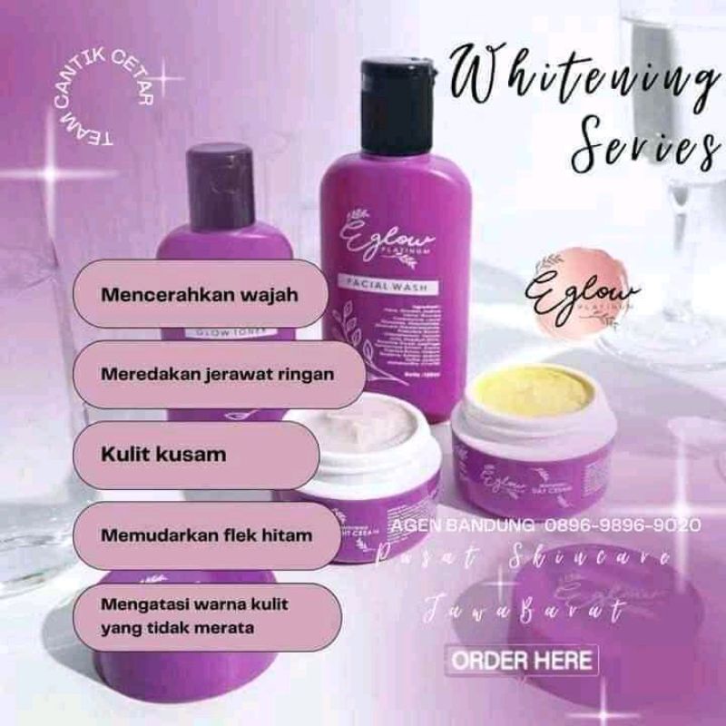 Jual E GLOW WHITENING SERIES / E GLOW ACNE SERIES | Shopee Indonesia