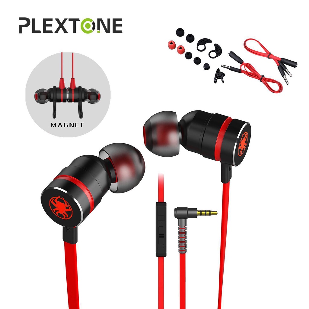 Jual Plextone G20 Magnet In-Ear Gang Headset Pb Dota Super Bass ...