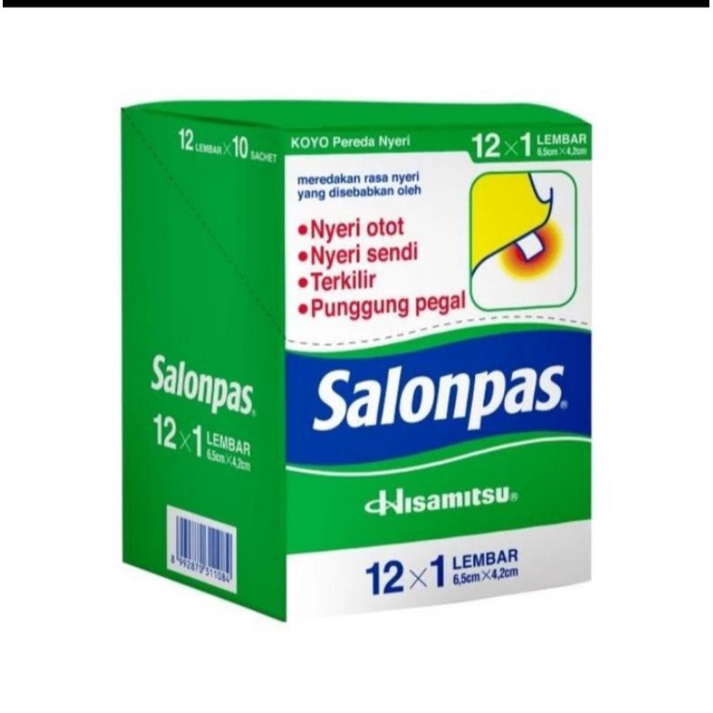 Jual Koyo salonpas box pereda nyeri(10pack x 12 lembar) | Shopee Indonesia