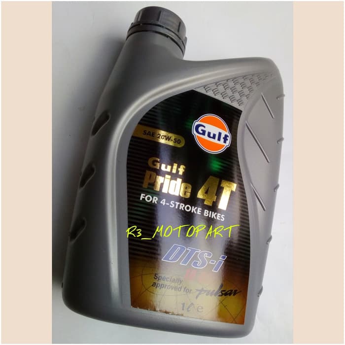 Jual Oli Motor Gulf Pride 4T 20W-50 1L (Tiger/GL Pro/Neotech/Megapro ...