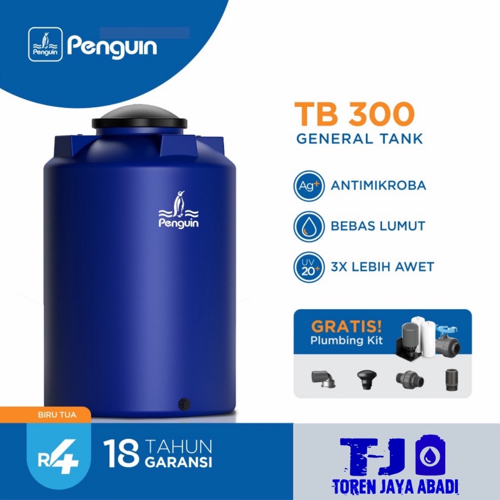 Jual Tandon / Toren / Tangki Air Silinder Penguin TB 300 - 3.100 Liter | Shopee Indonesia