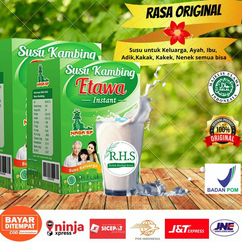Jual Susu Kambing Etawa Naga SP Original 250 gram Obat Magh Asam ...