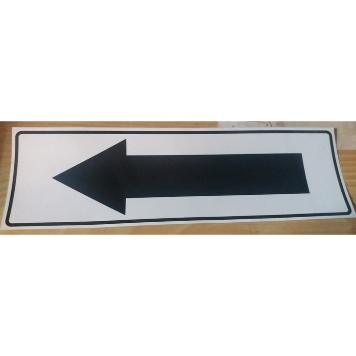 Jual SIGN LABEL STICKER PANAH ARAH HITAM 30X10CM STIKER K3 RAMBU ...