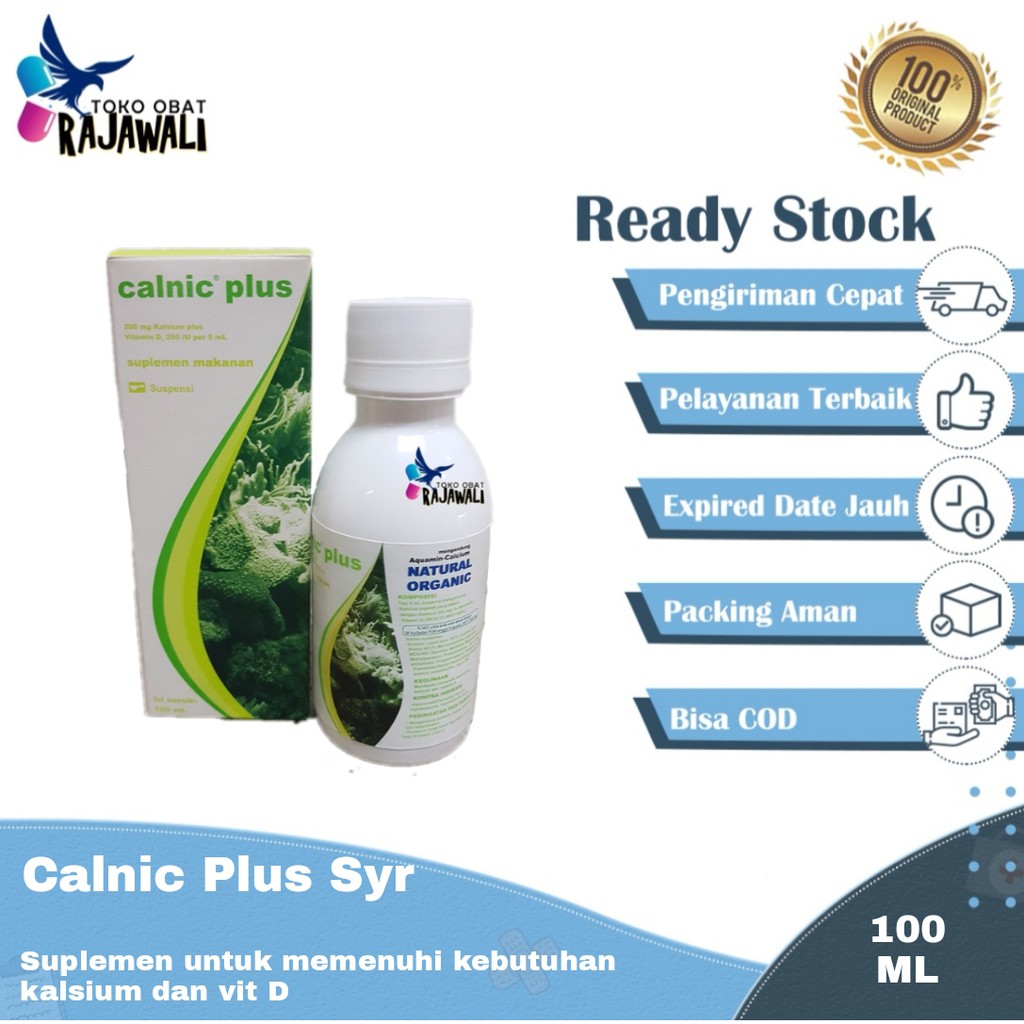 Jual Calnic plus sirup 100ml vitamin untuk tulang | Shopee Indonesia