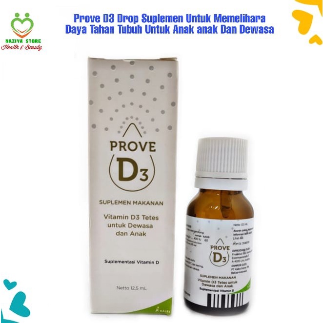 Jual Prove D3 Drop 400 Iu Vitamin D Untuk Anak Dan Dewasa Menjaga ...