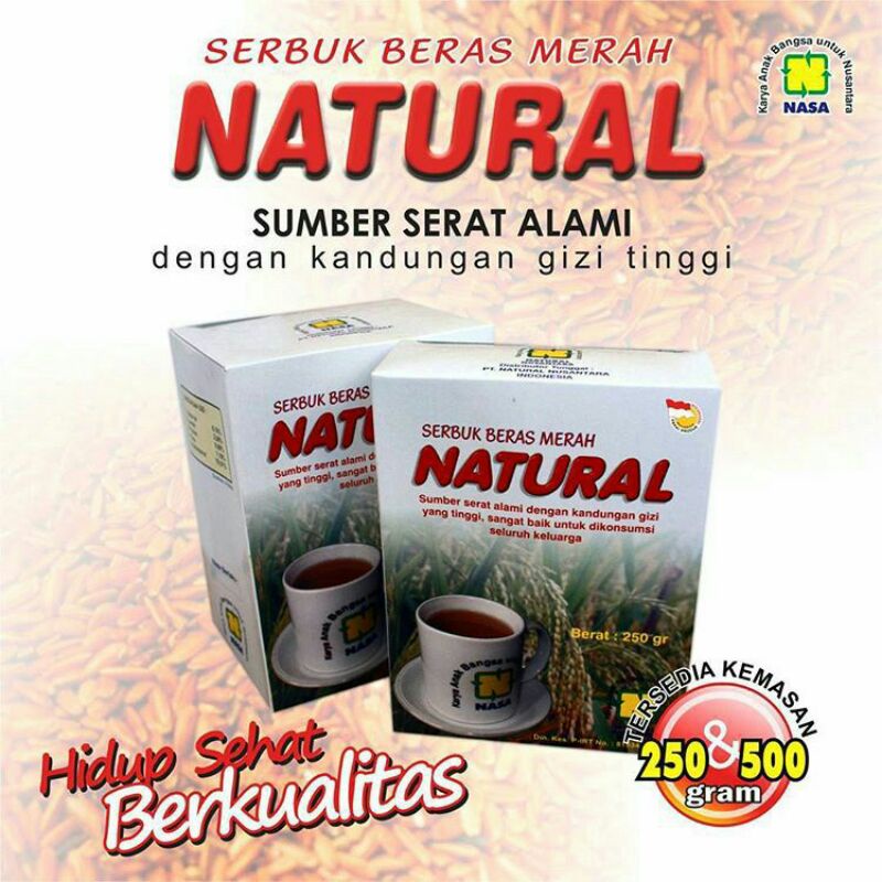Jual SERBUK BERAS MERAH NATURAL | Shopee Indonesia