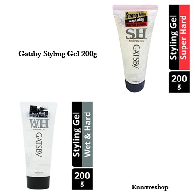 Jual Gatsby Styling Gel 200g (Super Hard, Wet & Hard) | Shopee Indonesia