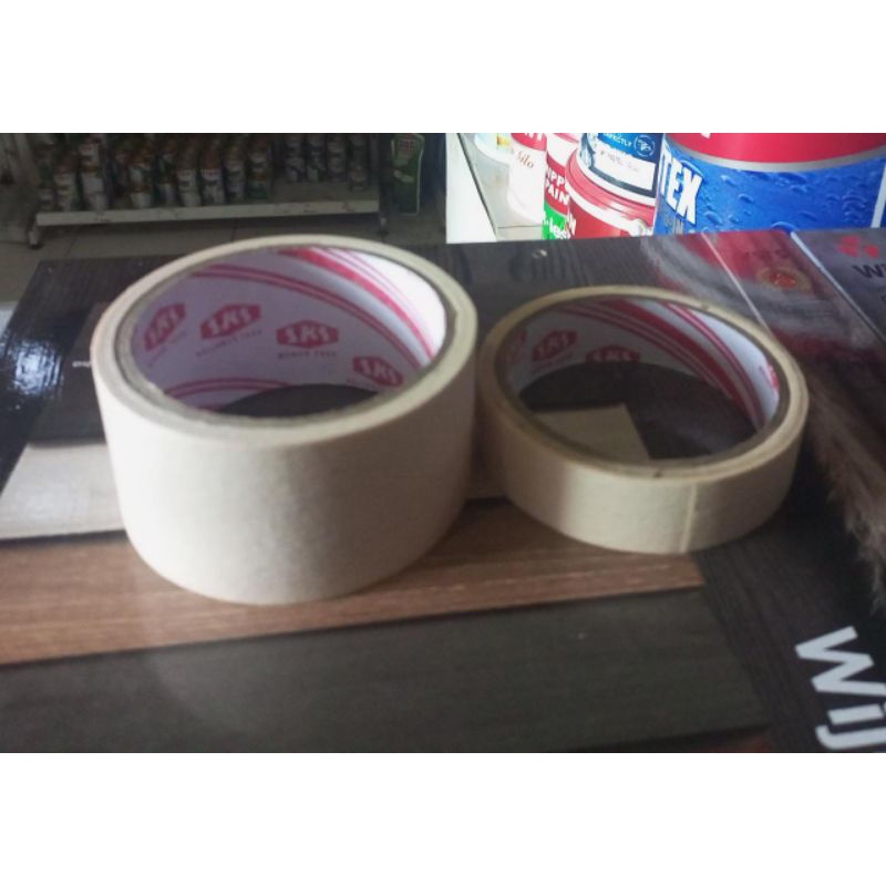 Jual Lakban Kertas KECIL dan BESAR | Masking Tape 24mm 48mm | Shopee ...