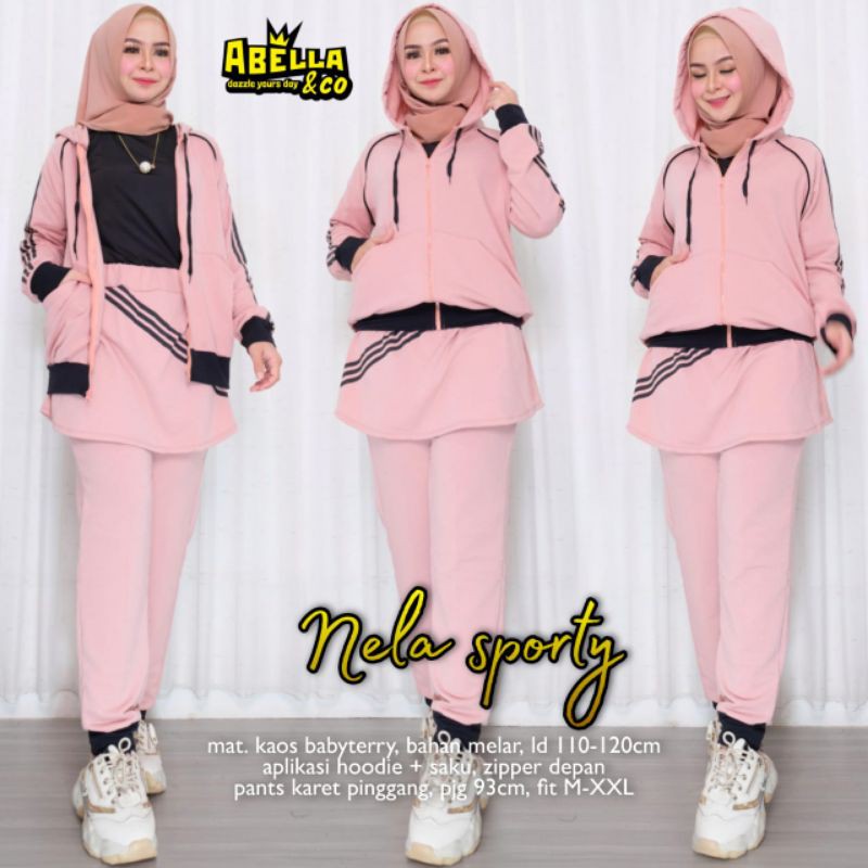 Jual nela sporty set | Shopee Indonesia