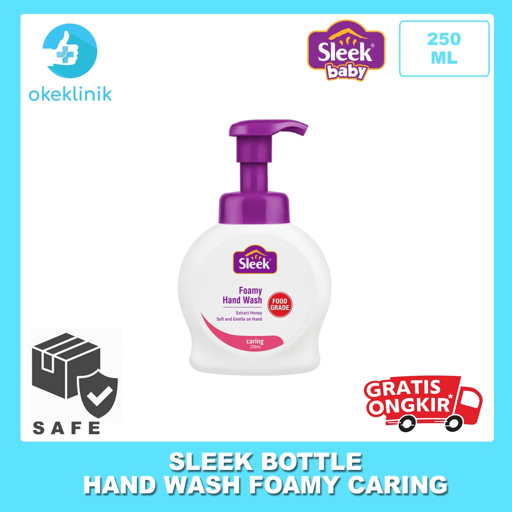 Jual Sleek Foamy Hand Wash Caring Botol 250 ml Bottle 250ml | Shopee ...