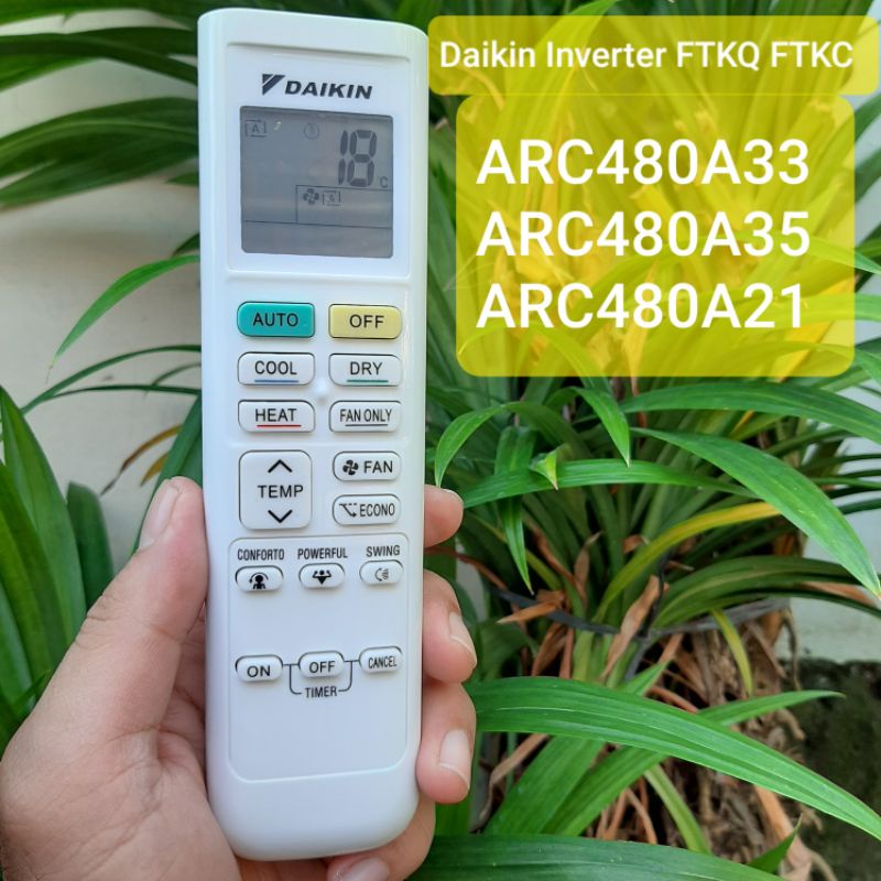 Jual Remote Remot Ac Daikin inverter FTKC FTKQ | Shopee Indonesia