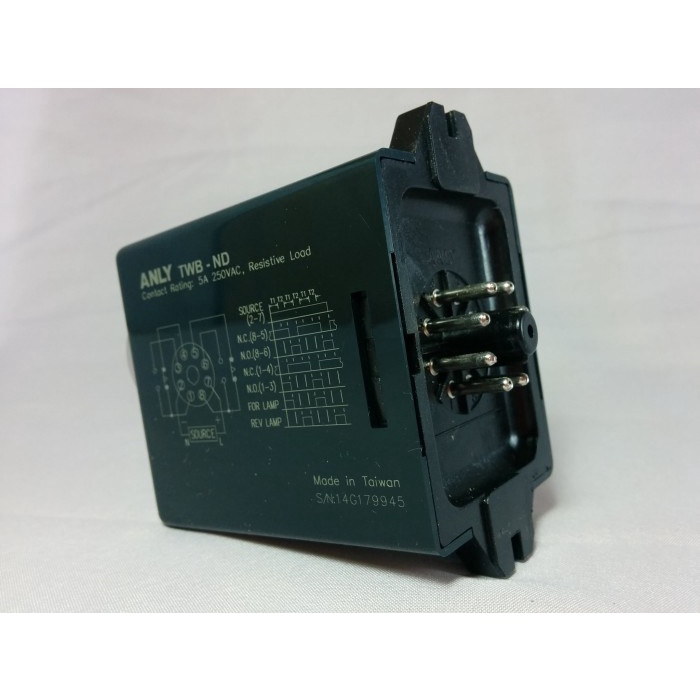 Jual Cindiashope Analog Timer Anly Twb-Nd For-Rev Relay 220V, Ac (Timer ...