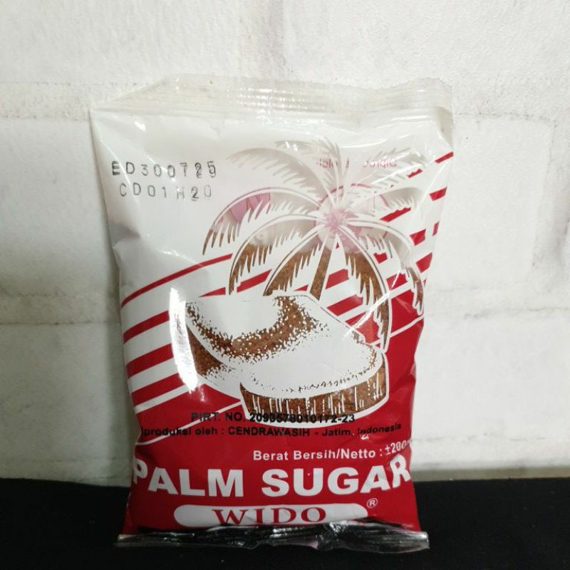 Jual palm sugar 200gr merk wido gula aren 200gr | Shopee Indonesia