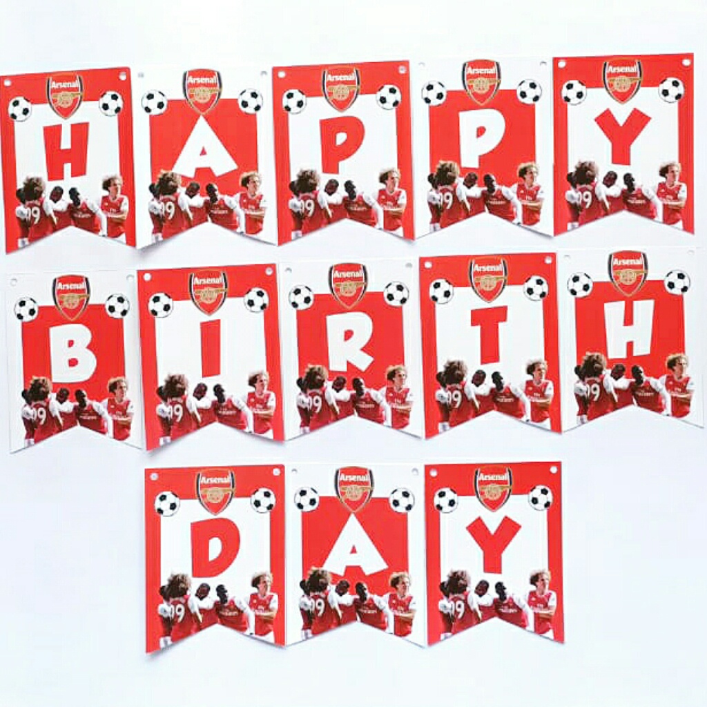 Jual banner flag bunting flag garland flag ulang tahun happy birthday ...