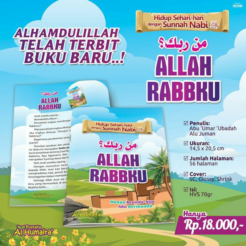Jual MAN RABBUKA? ALLAH RABBKU (Hanya kepada-Nya Aku Beribadah ...