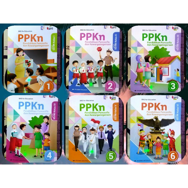 Jual BUKU PPKN SD MI KELAS 1 2 3 4 5 6 KURIKULUM 2013 ERLANGGA | Shopee Indonesia