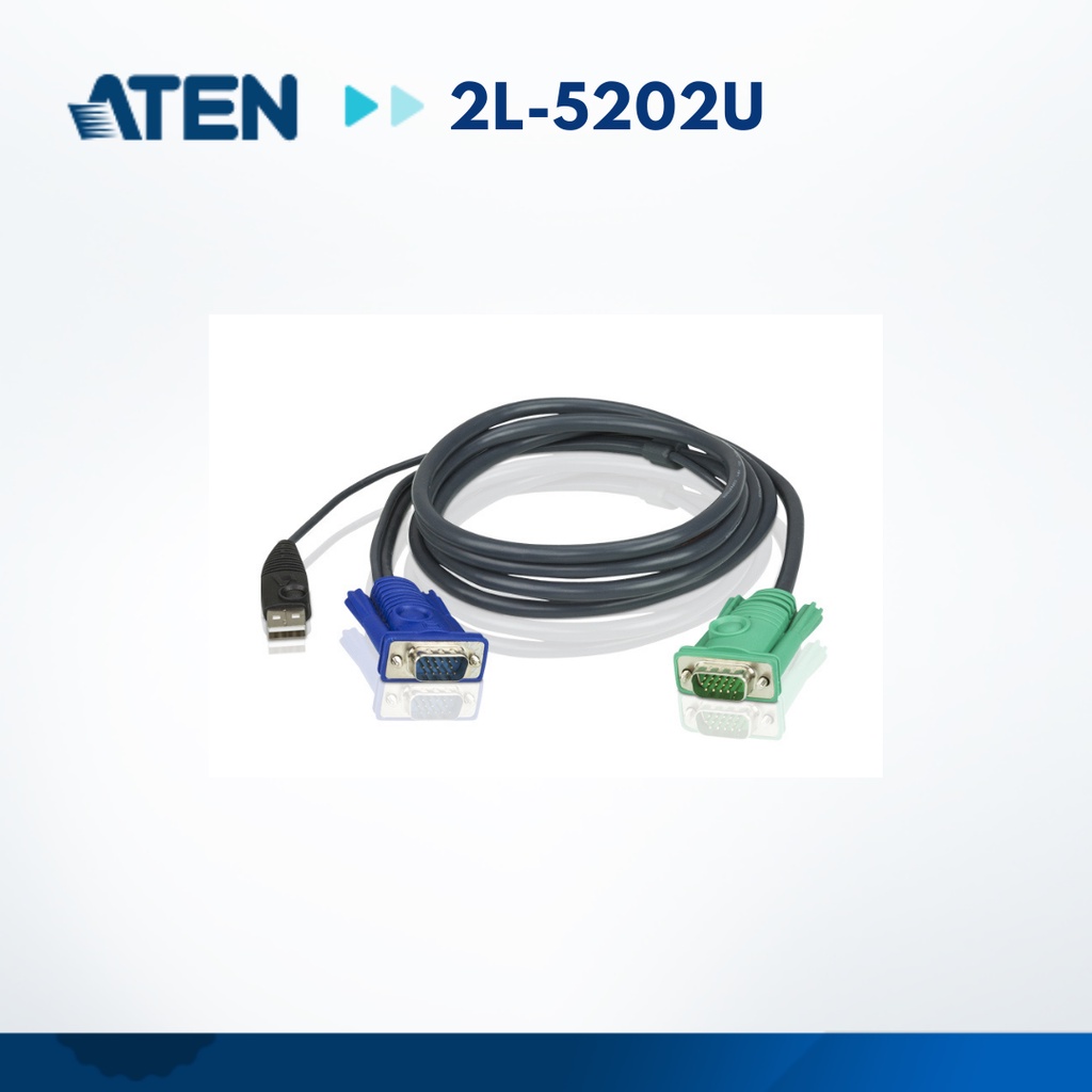 Jual ATEN KVM Cable 1.8 m - 2L-5202U | Shopee Indonesia