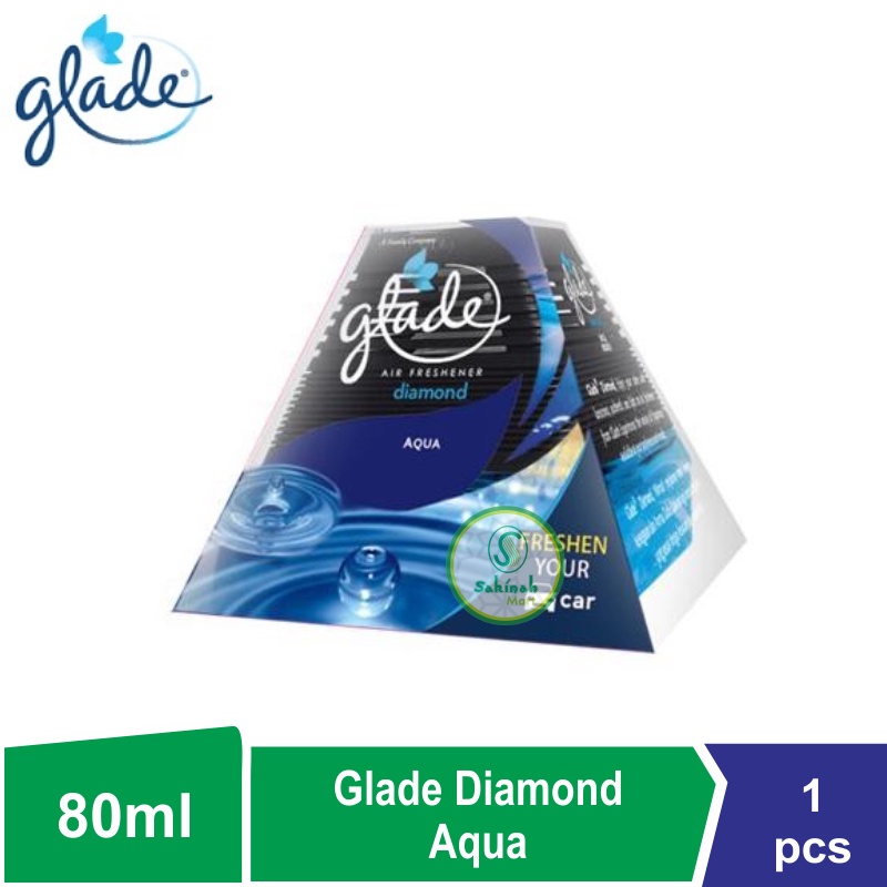 Jual Glade Diamond Aqua Pengharum Mobil Regular 80 mL | Shopee Indonesia