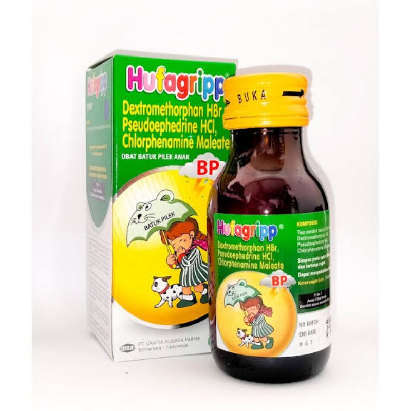 Jual Hufagrip BP Sirup 60 ml | Shopee Indonesia