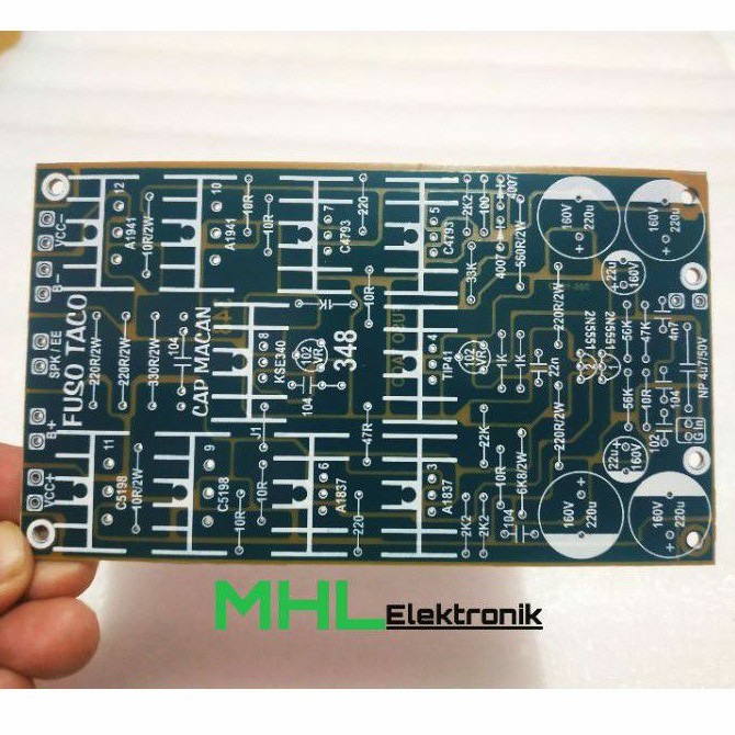 Jual PCB Power Amplifier FUSO TACO Cap Macan Cap Singo Tipe 348 | Shopee Indonesia