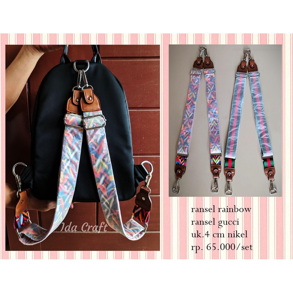 Jual tali tas ransel katun motif | Shopee Indonesia