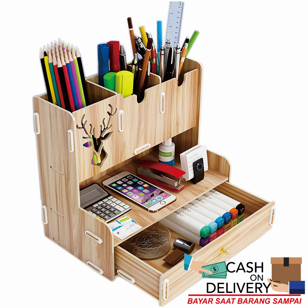 Jual Kotak Tempat Menyimpan Pen Model Ukir Kayu untuk Murid | Shopee ...