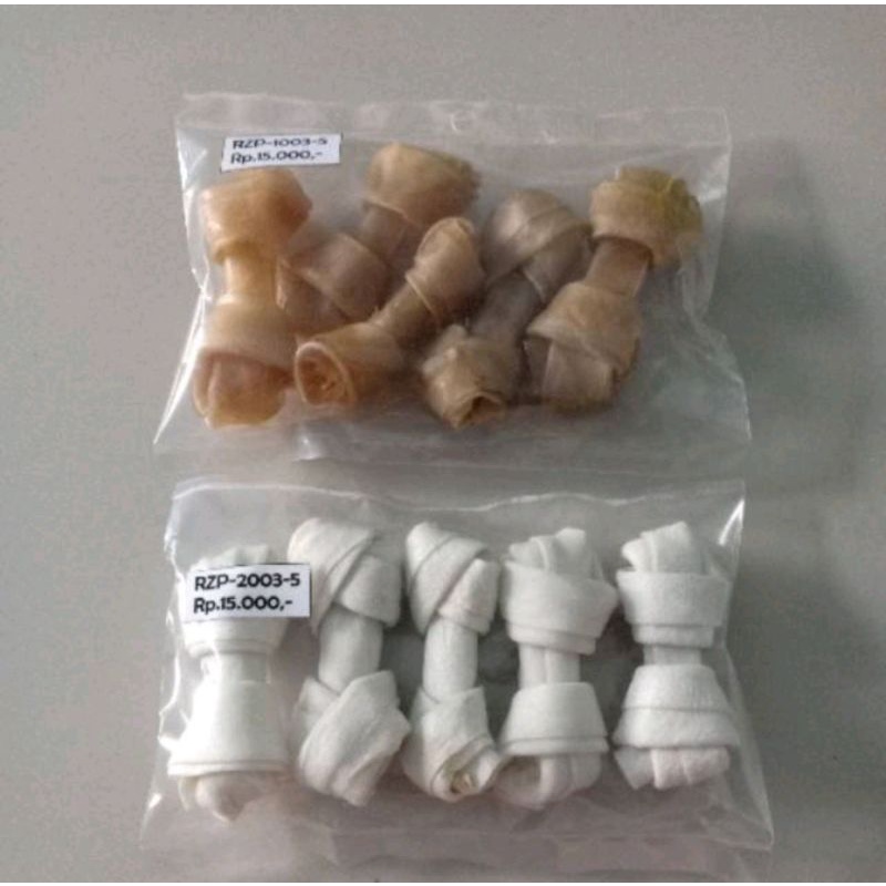 Jual Tulang Tulangan Anjing Knoted Bone Isi 5. 7cm | Shopee Indonesia