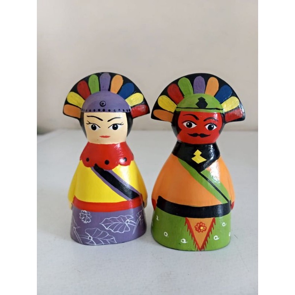 Jual Boneka Kayu Ondel-ondel Mpok Abang Betawi | Shopee Indonesia