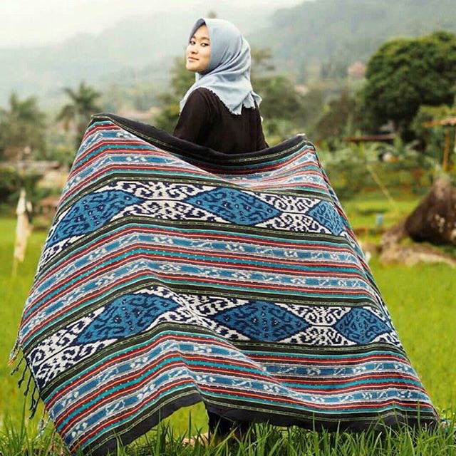 Jual Kain tenun sasambo kain khas sumbawa | Shopee Indonesia