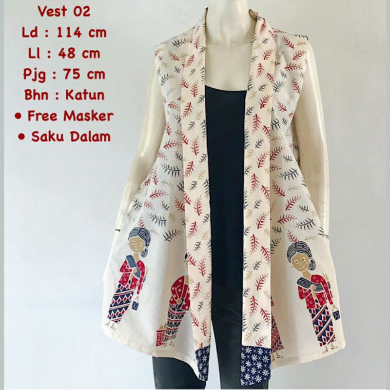 Jual Vest 02 (Include Masker) | Shopee Indonesia