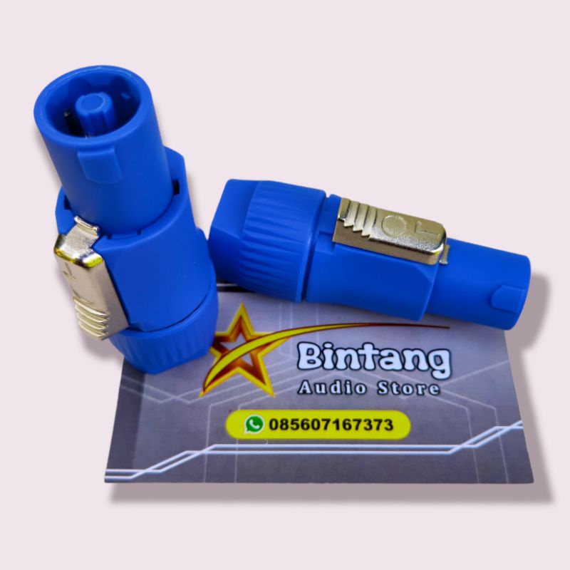 Jual Jack Speakon Biru Jek Male Spikon Terbaik | Shopee Indonesia