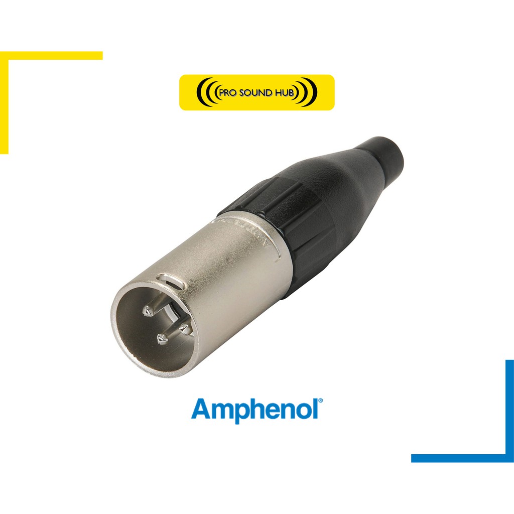 Jual Amphenol AC3M PT-AC3M AC3MJ XLR Male Canon Cowok 3 Pin Connector | Shopee Indonesia