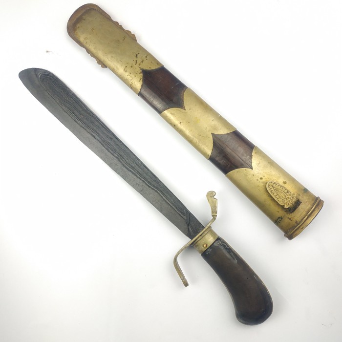 Jual Pedang Golok Ciomas Banten Asli Kuno Original Pamor Ujung Gunung ...