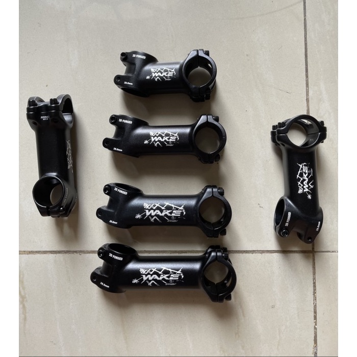 Jual WAKE stem 3D forged sepeda oversize diameter 31.8mm 17 derajat ...