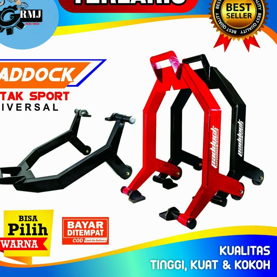 Jual New - Standar paddock pedok besi kotak motor sport warna ninja 250 ...