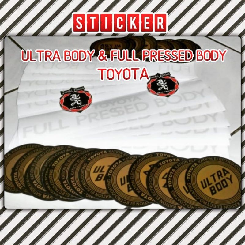 Jual Paketan Sticker Full Pressed Body & Ultra Body (Sticker Kijang ...