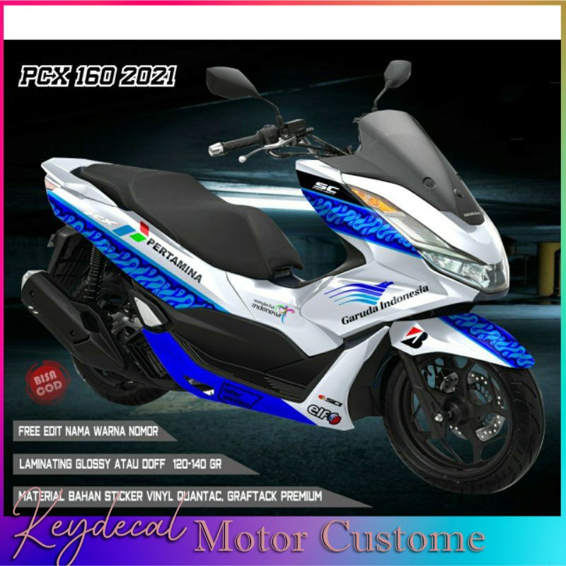 Jual stiker pcx Decal new pcx 160 full body Sticker variasi motor pcx ...