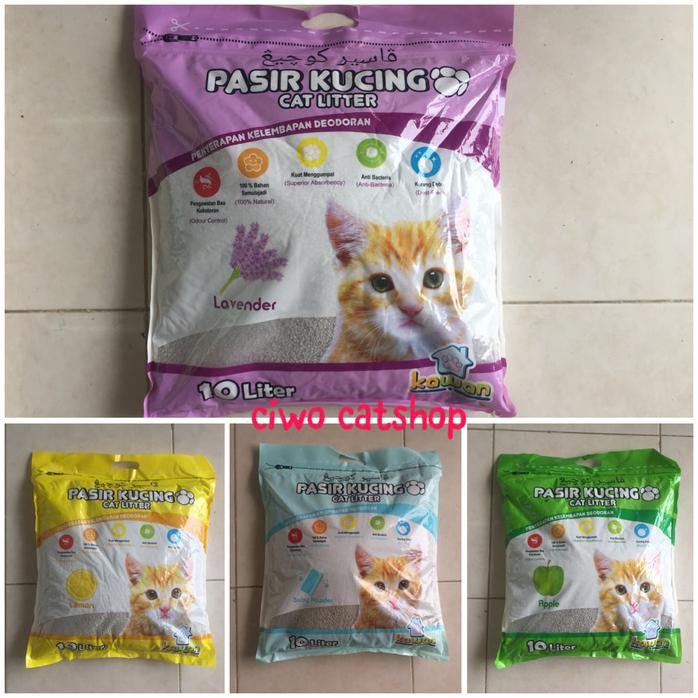 Jual Pasir Kucing Gumpal Wangi Kawan 10L 10 L 10 Liter | Shopee Indonesia