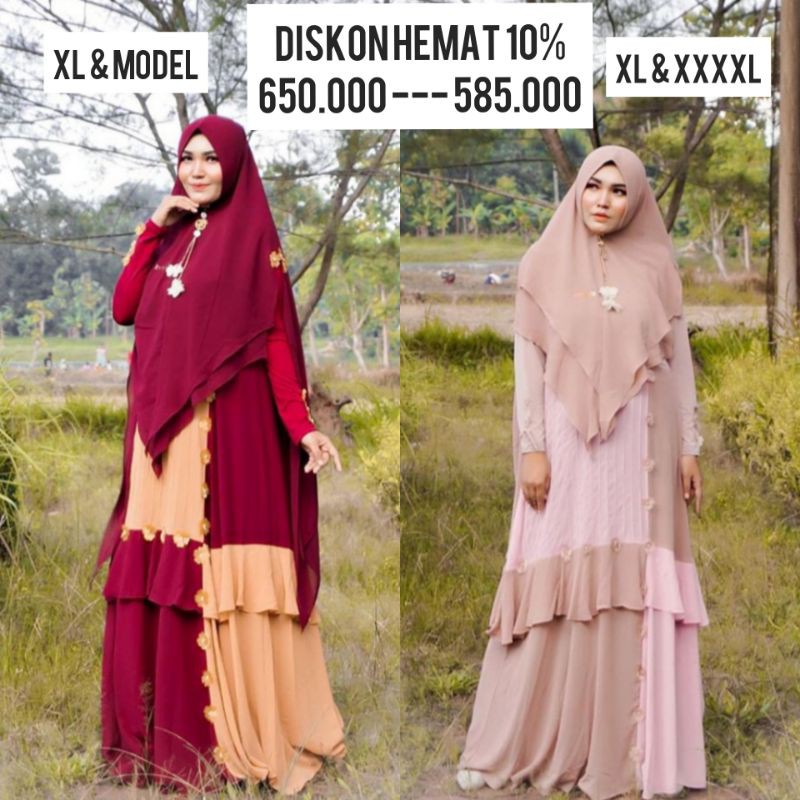 Jual MIKAILA SET by Kameela Hijab | Shopee Indonesia