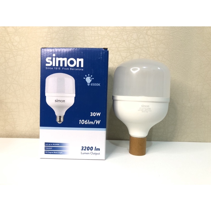 Jual Bola Lampu LED SIMON 30 Watt - Cahaya Putih ( SIP-30W ) | Shopee ...
