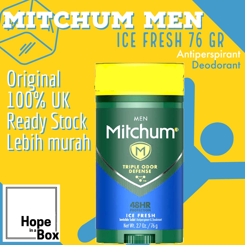 Jual Mitchum Deodorant AntiPerspirant (76 G) Ice Fresh | Shopee Indonesia