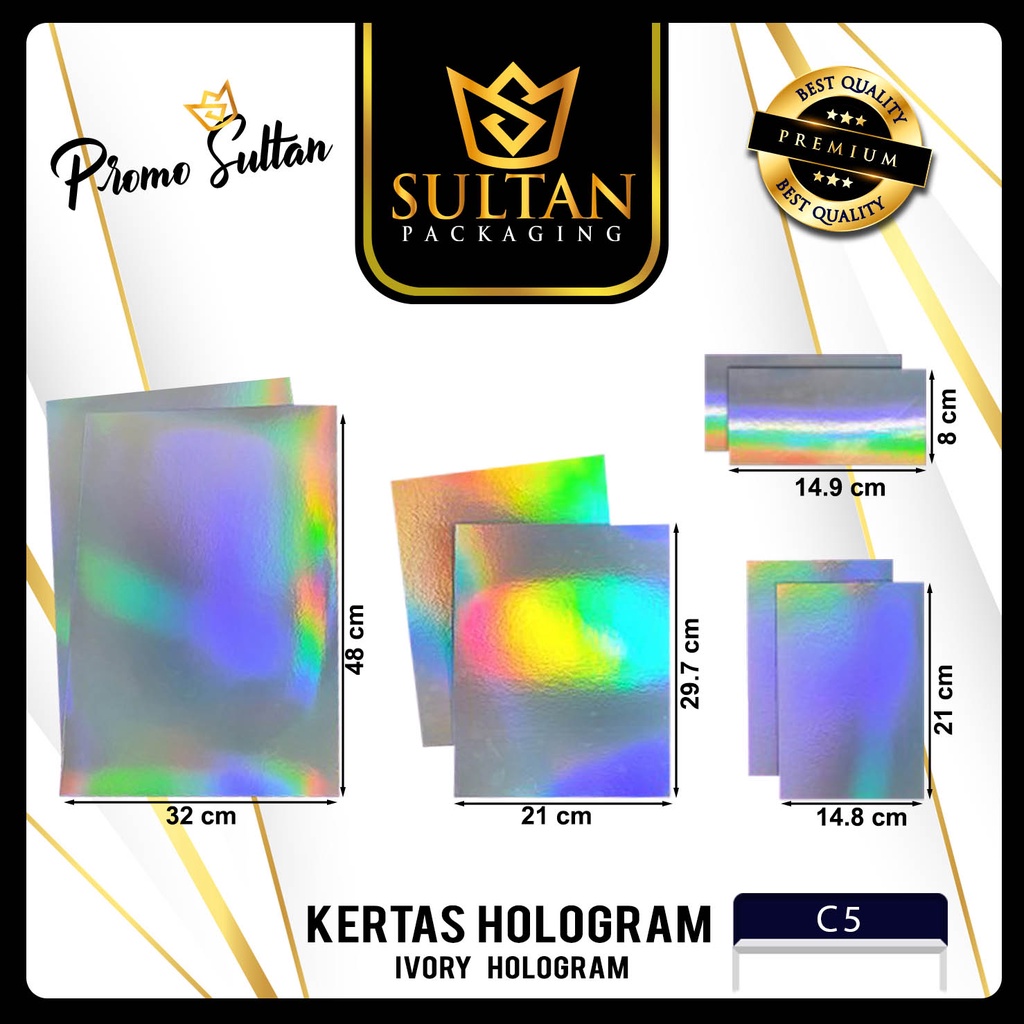 Jual Paper - Laminating Hologram Paper - Kertas Hologram A3+A4+A5 - C5 | Shopee Indonesia