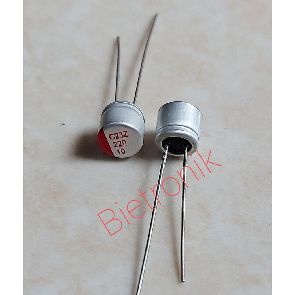Jual Kapasitor SPE 220uF 10V Original AISHI | Shopee Indonesia