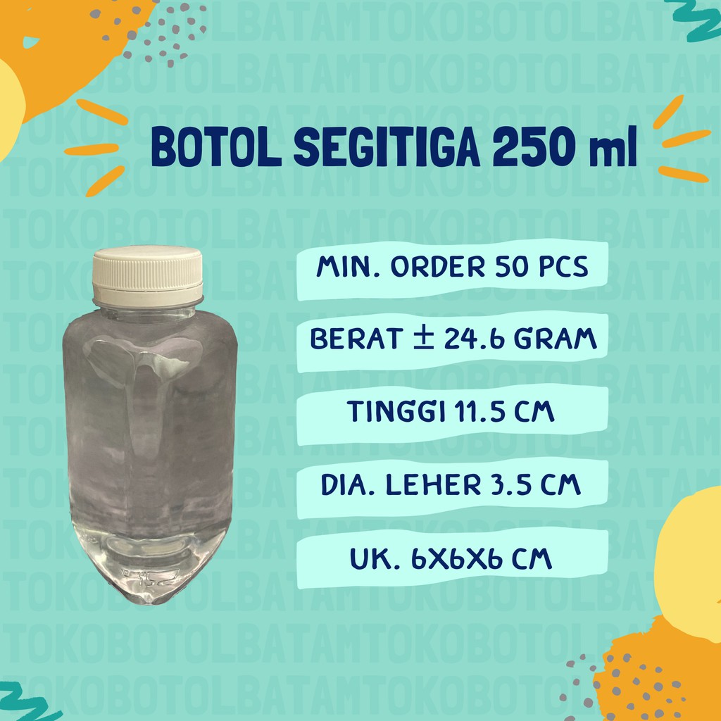 Jual Botol Segitiga Short Neck 250 ml | Shopee Indonesia