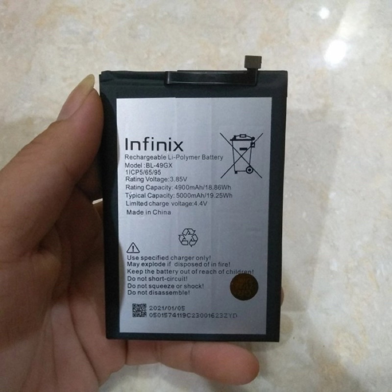Jual Baterai Batre Battery INFINIX NOTE 7 LITE X656 X656B BL-49GX ...