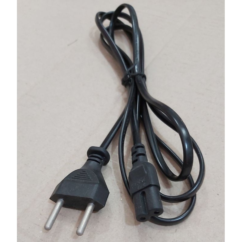 Jual KABEL POWER COLOKAN LISTRIK 2 LUBANG ANGKA 8 PANJANG 1.5 METER ...